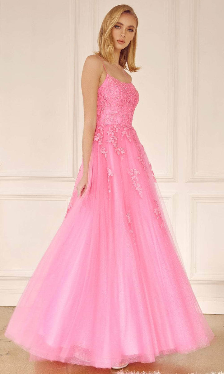 Juliet Dresses 260 - Applique Tulle Prom Dress – Couture Candy