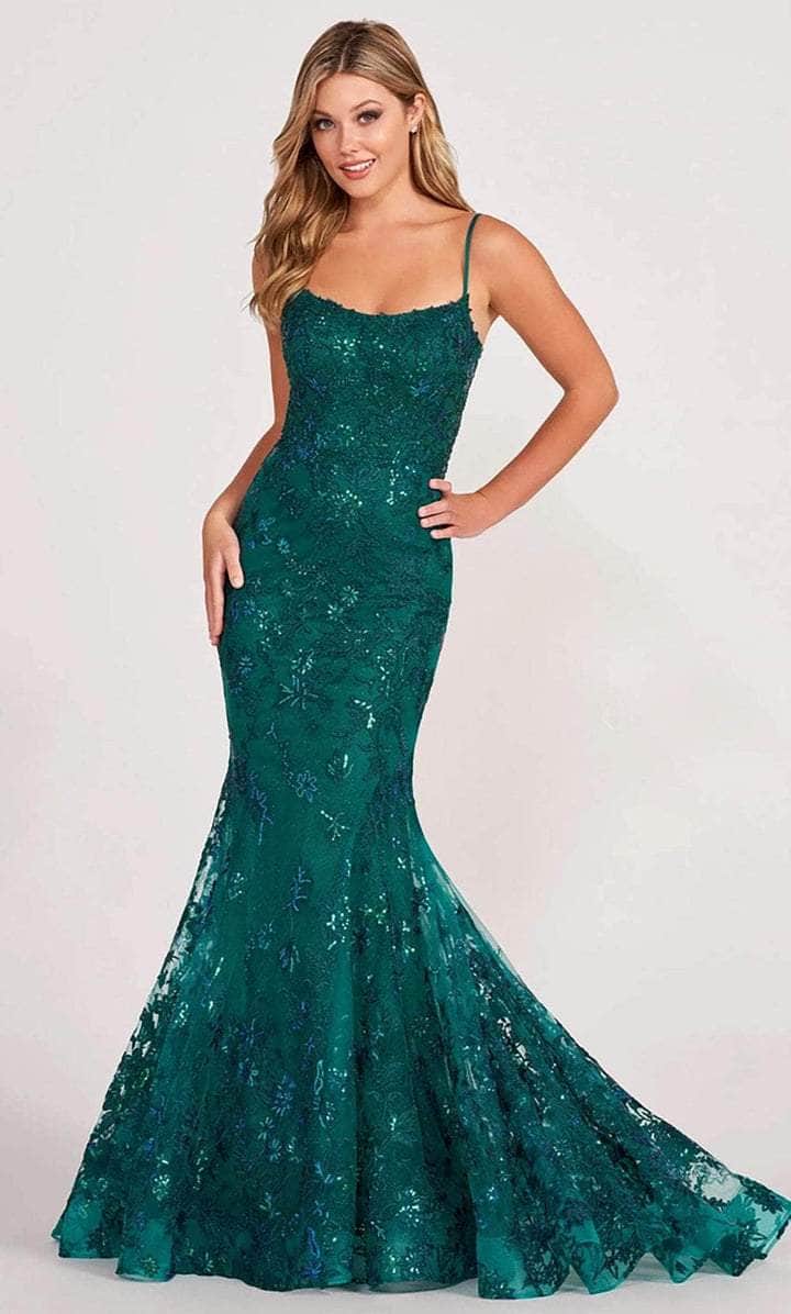 Ellie Wilde - Scoop Sequin Lace Evening Dress EW34009 – Couture Candy