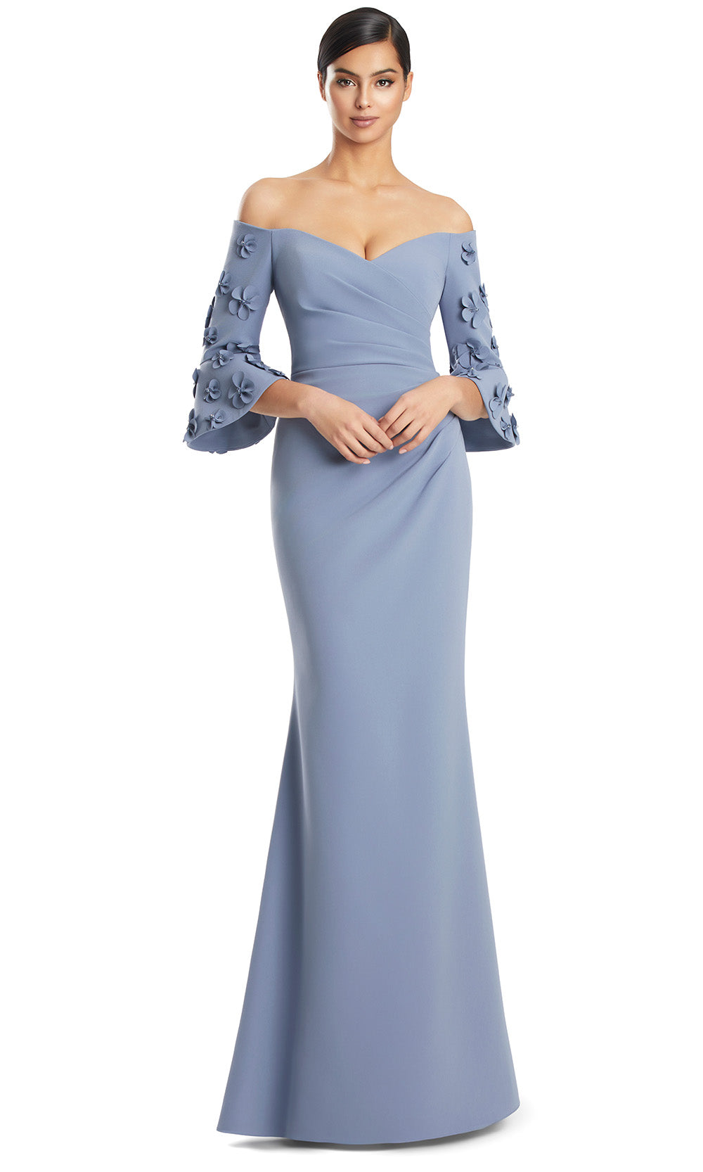 Alexander by Daymor 3273S26 - Long Trumpet Dress - Off the shoulder ...