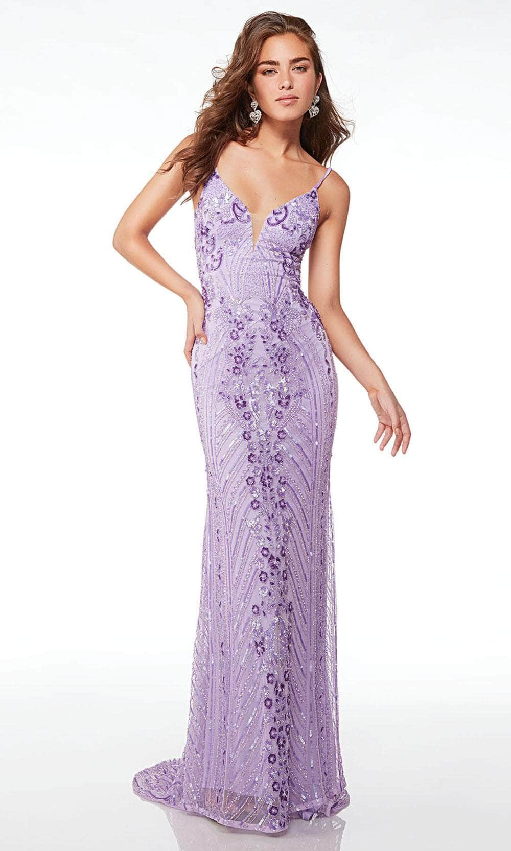 Alyce Paris 61612 - Sequin Plunging Neckline Prom Dress – Couture Candy