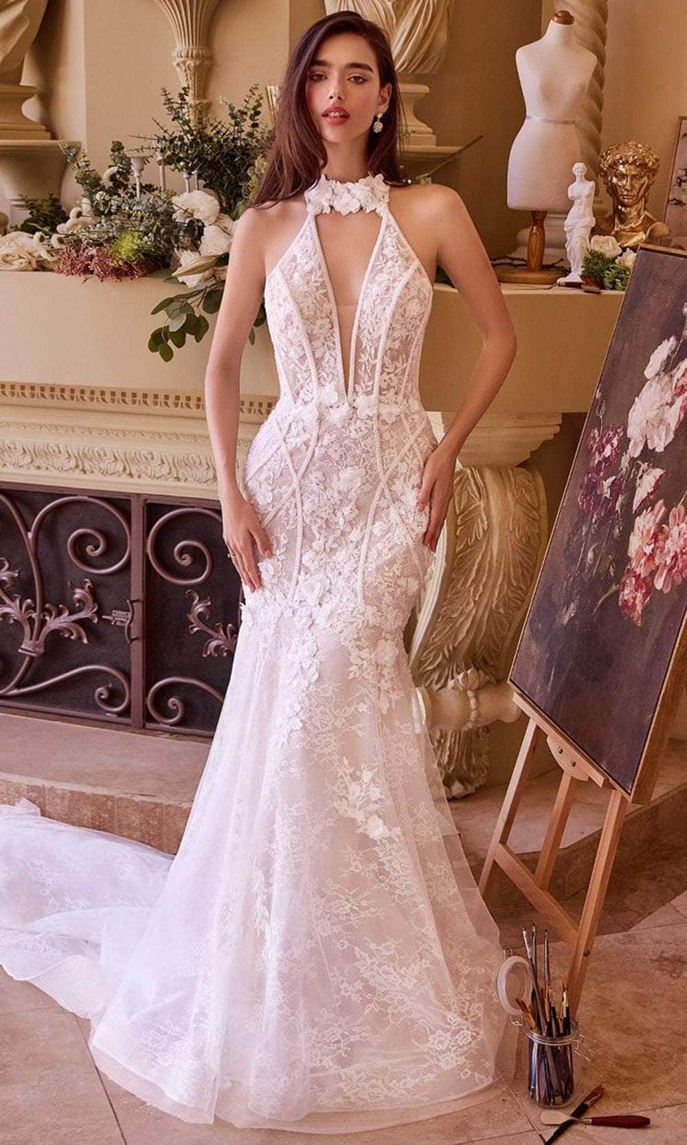 Halter Wedding Dresses 2025 | High Neck Bridal Gowns - Couture Candy