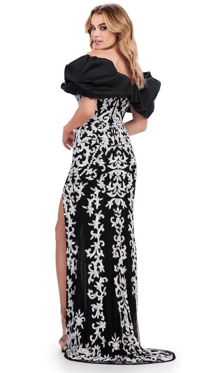 Ashley Lauren 11581 - Sequin Pattern Prom Dress – Couture Candy