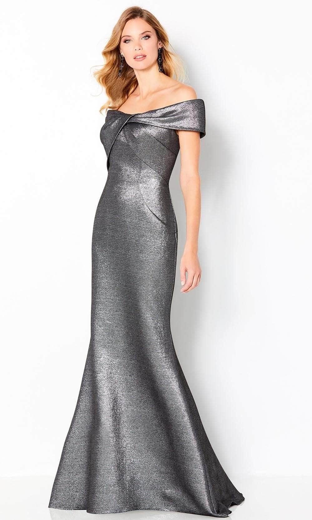 Cameron Blake - 220647 Fold Over Fitted Bodice Prom Dress – Couture Candy
