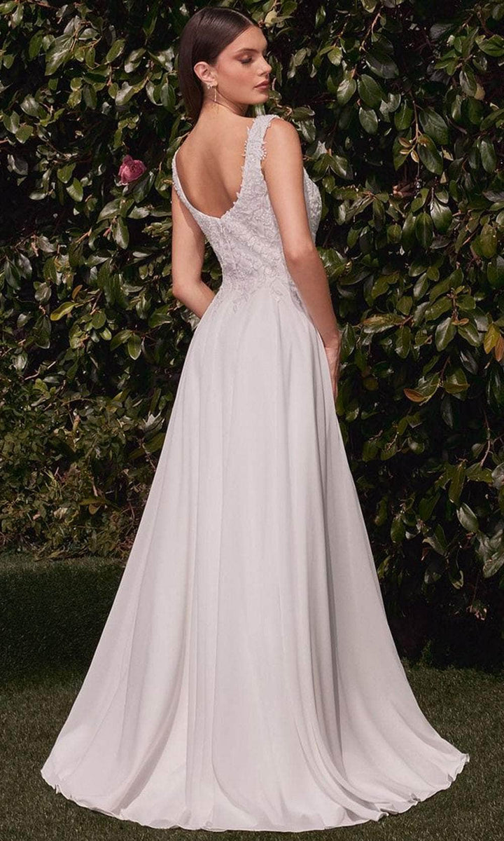 Cinderella Divine Bridal CDS503W - Long Chiffon A-Line Dress ...