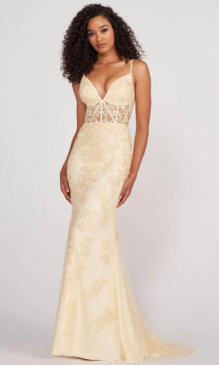Colette By Daphne CL2007 - Sleeveless Corset Prom Gown – Couture Candy