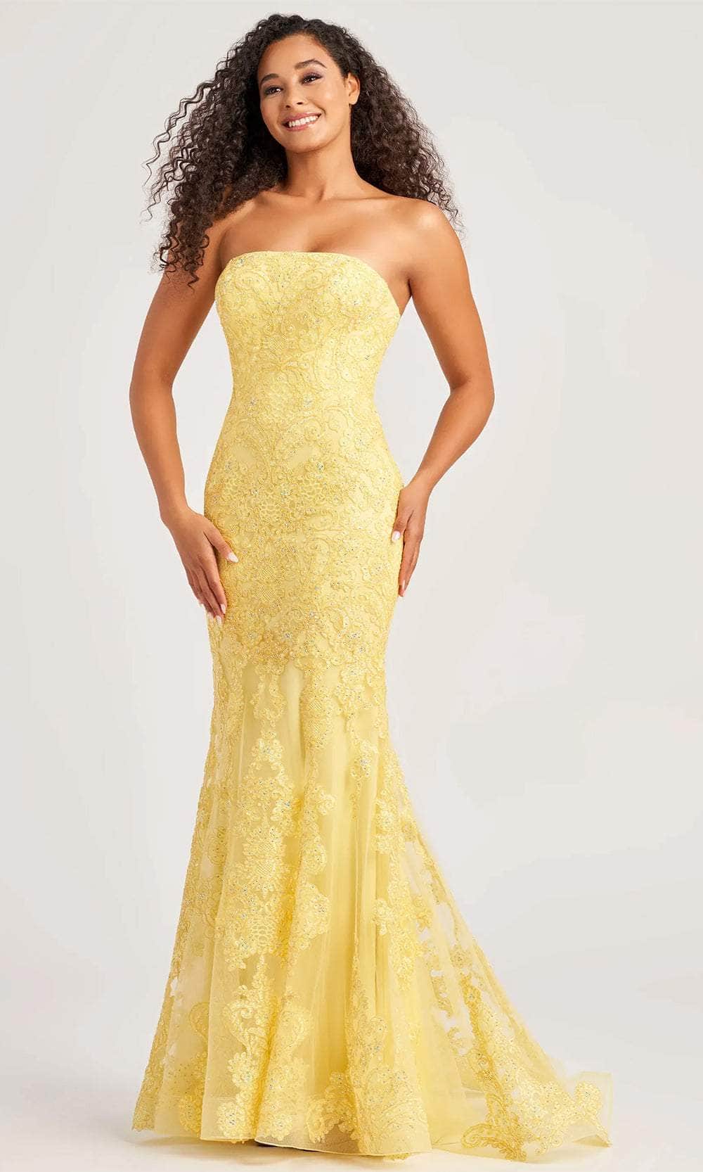 Colette By Daphne CL5123 - Strapless Mermaid Prom Dress – Couture Candy