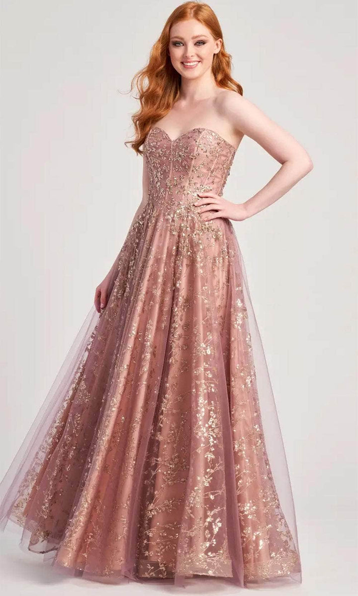 Colette By Daphne CL5144 - Strapless Corset Prom Dress – Couture Candy