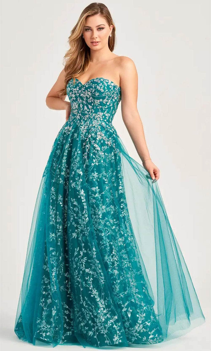 Colette By Daphne CL5144 - Strapless Corset Prom Dress – Couture Candy