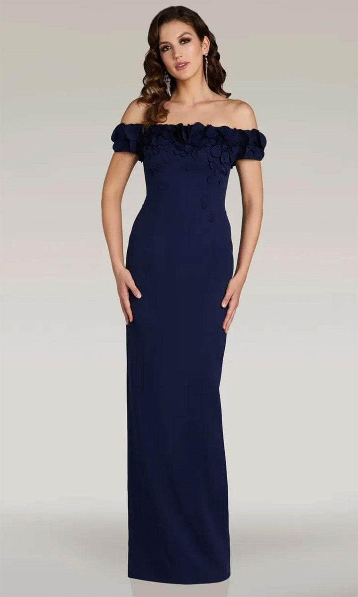 Gia Franco 12366 - Floral Ornate Sheath Evening Dress – Couture Candy