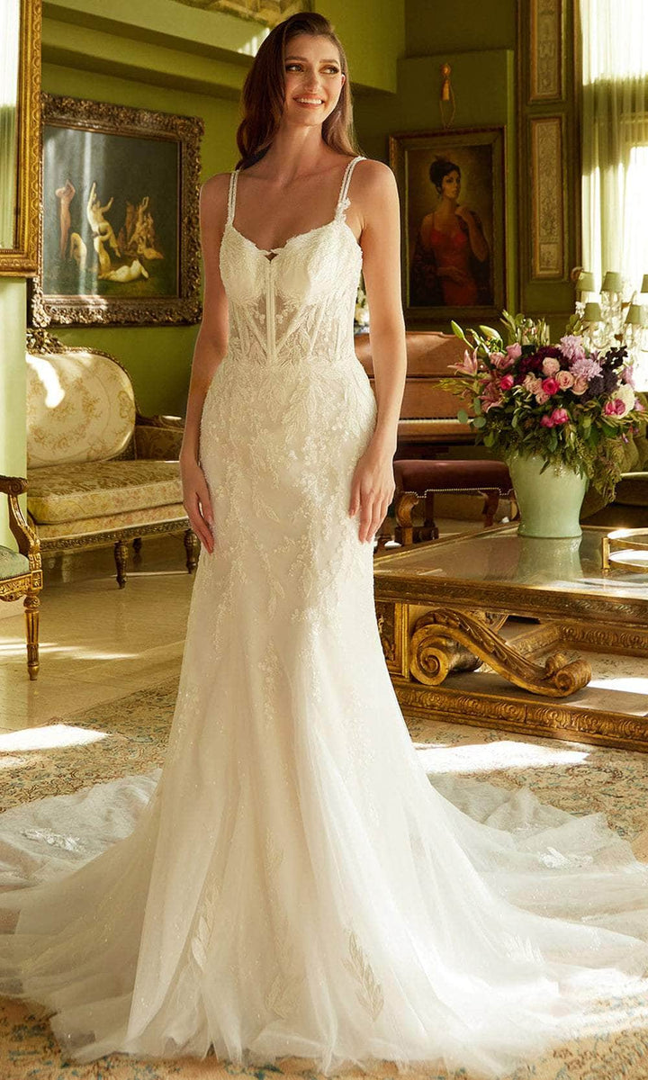 GLS by Gloria Bridal GL3531 - Long Mesh Mermaid Dress - Corset ...