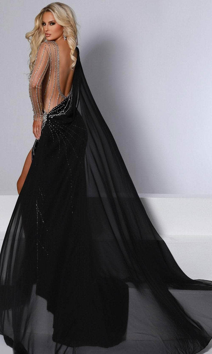 Johnathan Kayne 2735 - One Shoulder Open Back Evening Gown – Couture Candy