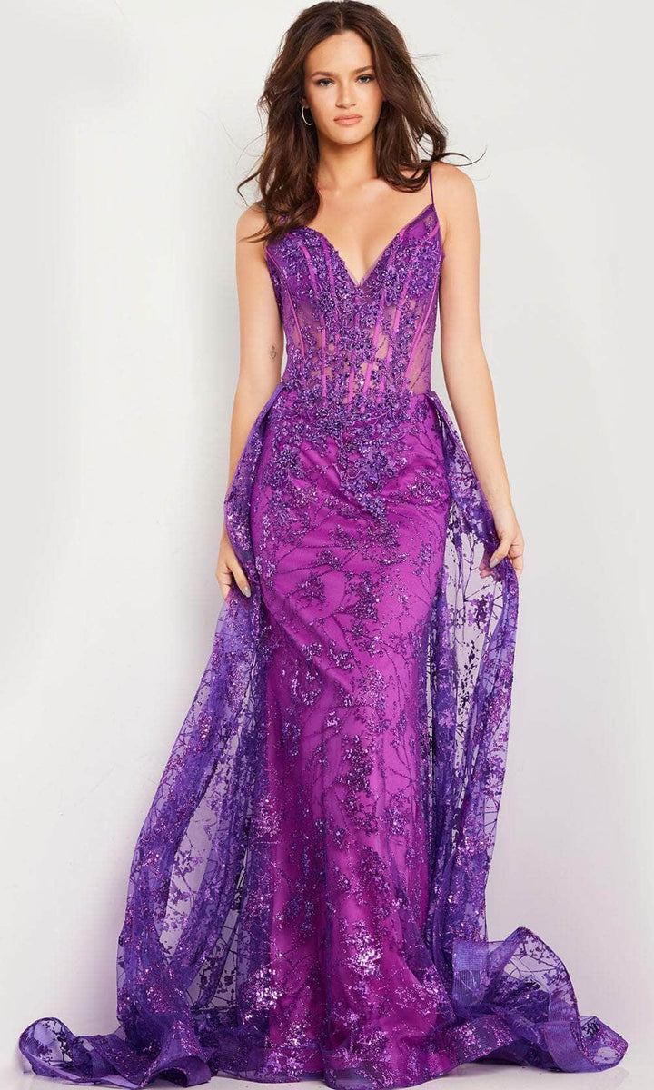 Jovani 23530 - Embellished Overskirt Prom Dress – Couture Candy