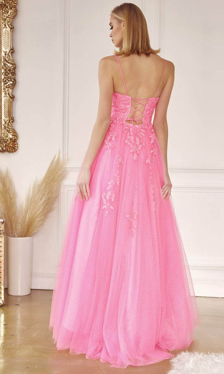 Juliet Dresses 260 - Applique Tulle Prom Dress – Couture Candy