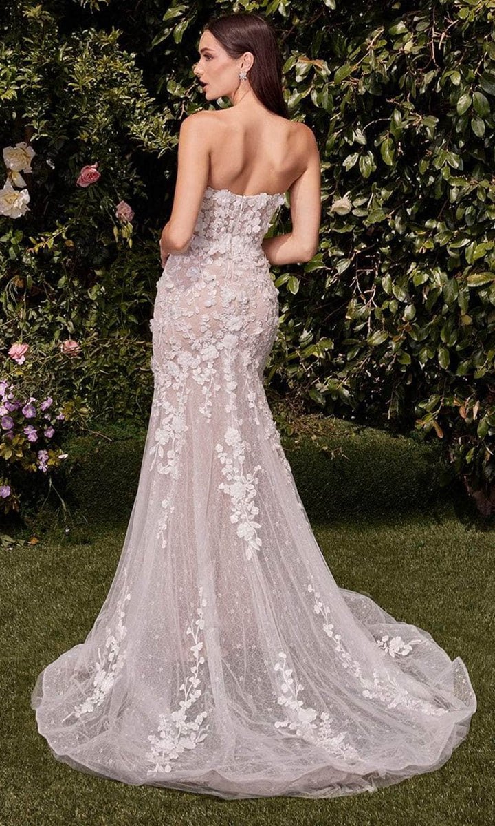 Ladivine Bridal CD793W - Long Lace, Tulle Mermaid Dress - Fitted ...