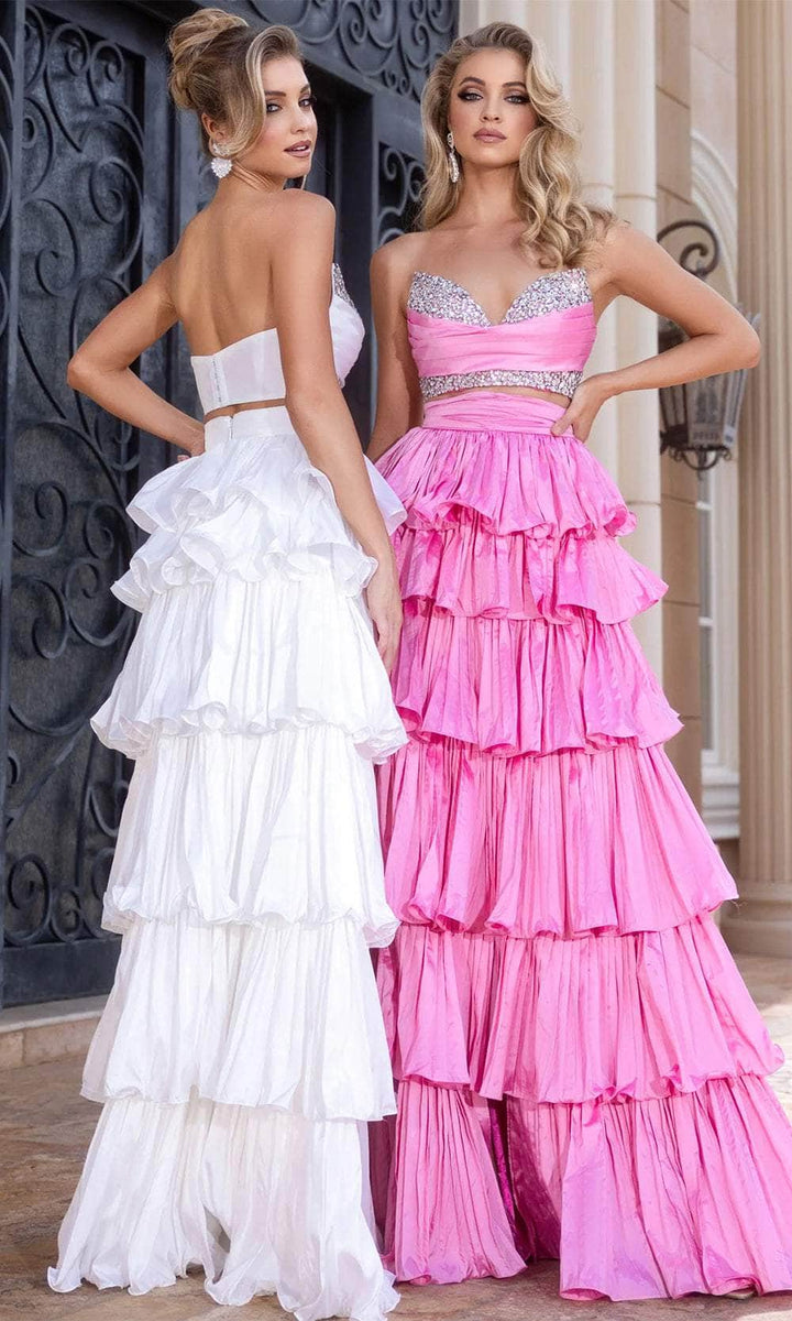 Portia and Scarlett PS25164 - Long A-Line Dress - Two Piece, Strapless ...