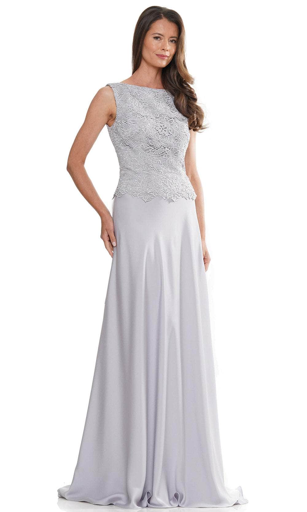 Rina di Montella RD2973 - Lace Bodice Bateau Formal Gown – Couture Candy