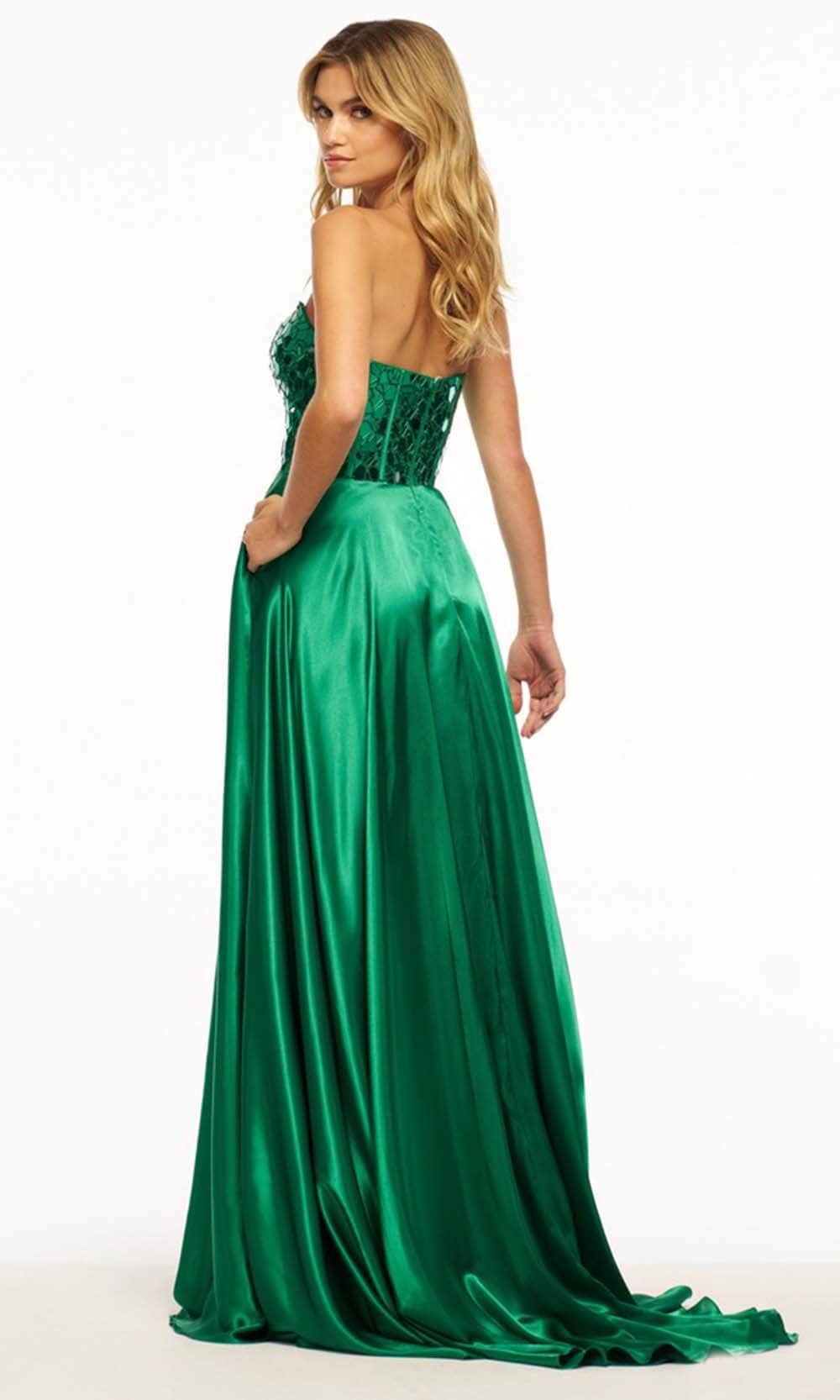 Sherri Hill 56041 - Corset Bodice Cut Glass Embellished Gown – Couture ...