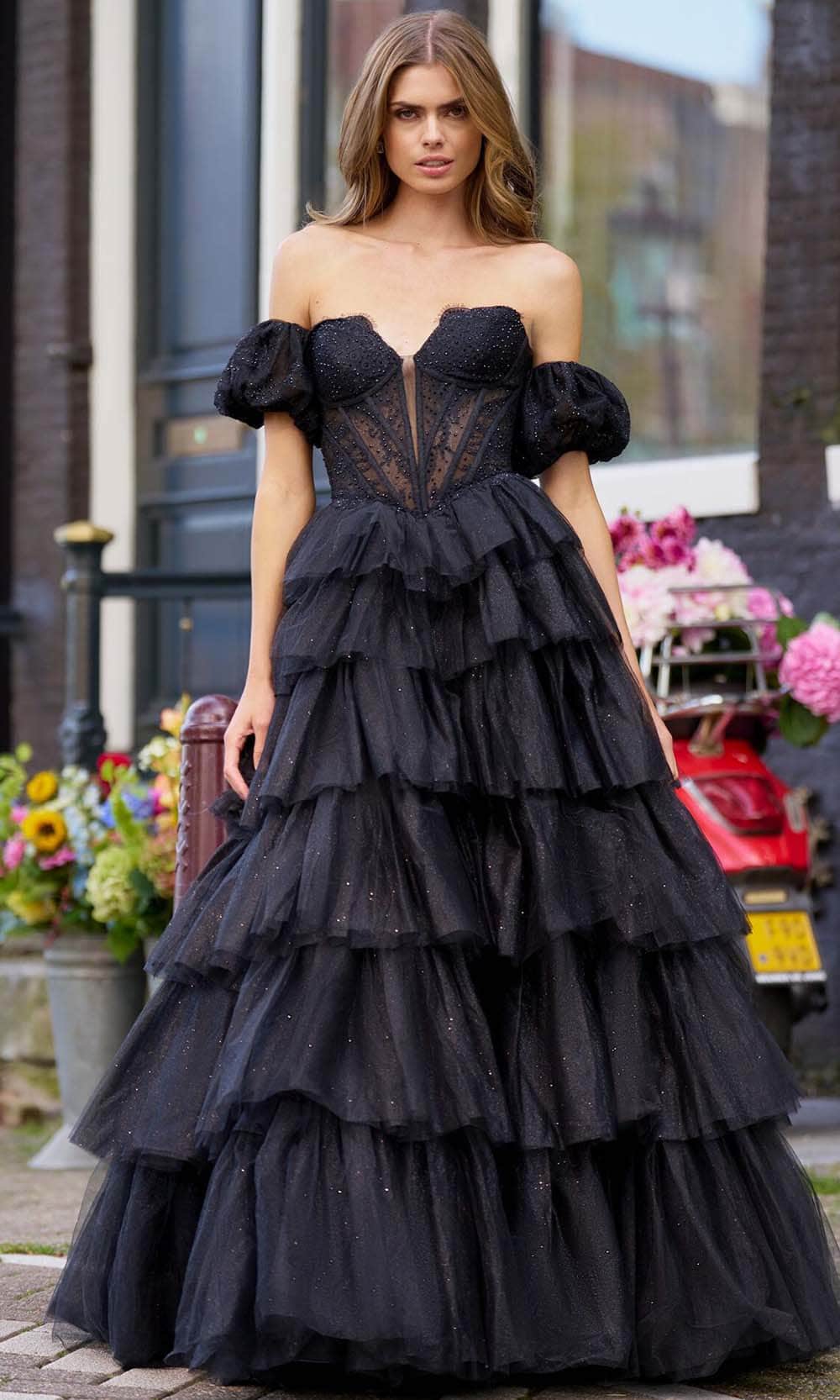 Sherri Hill 56170 - Corset Basque Prom Gown – Couture Candy