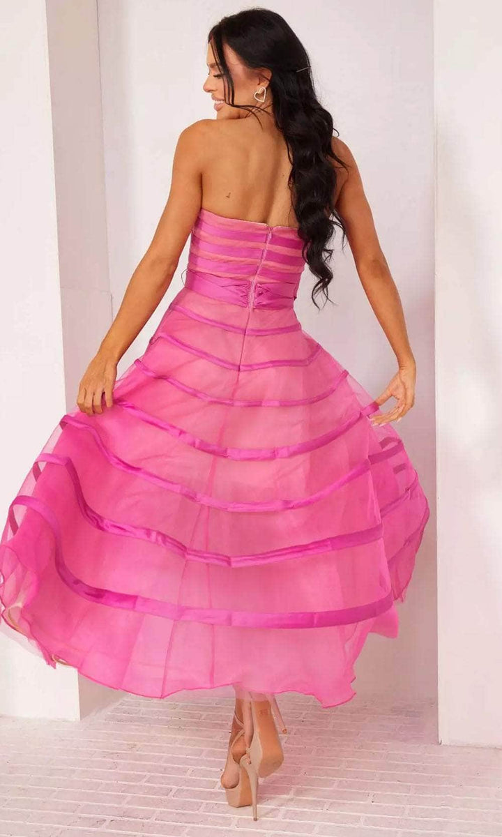 Terani Couture 241P2044 - Piping Straight Across Prom Dress – Couture Candy