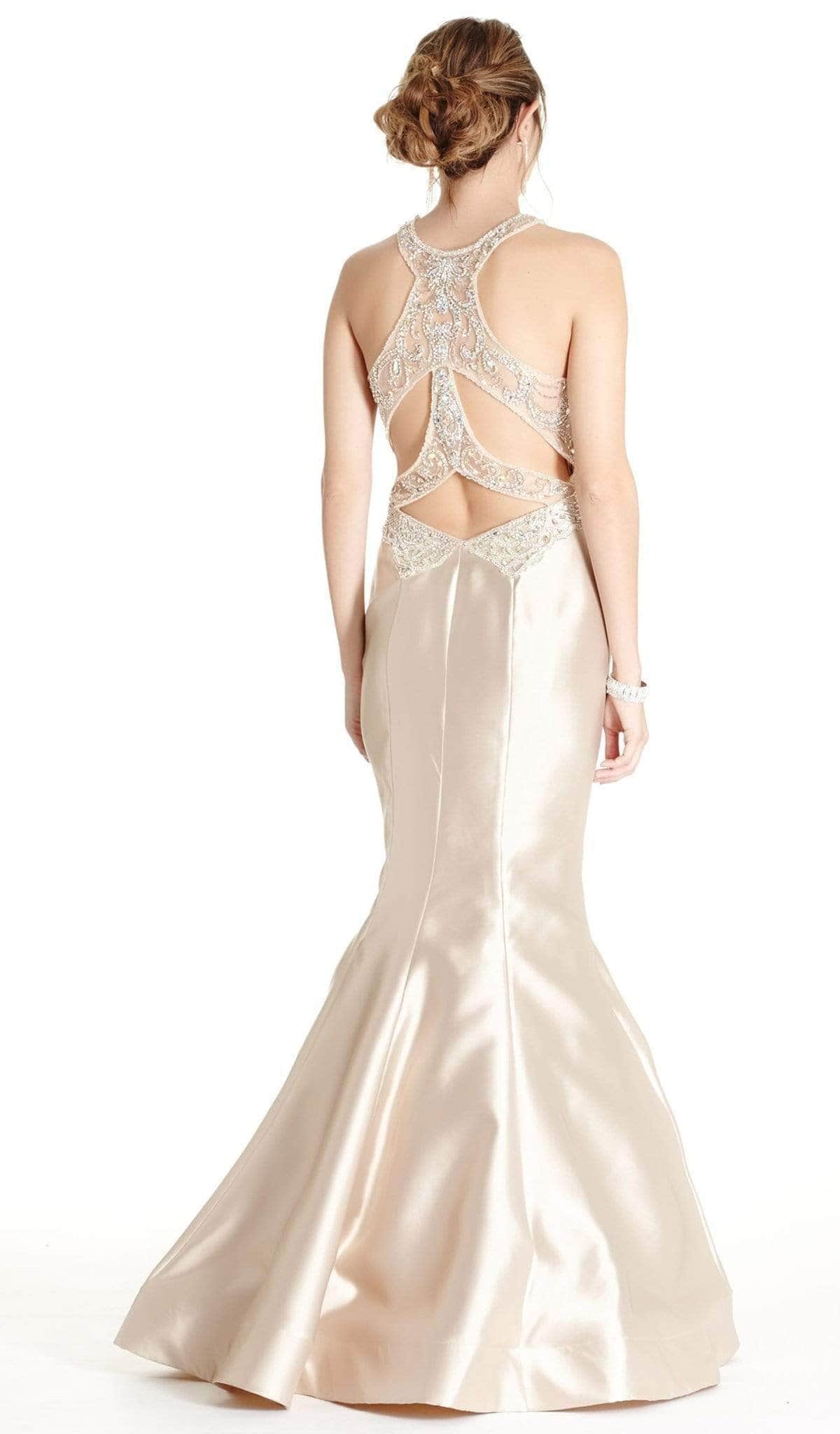 Trevi Collection L1833 - Cutout Back Beaded Prom Dress – Couture Candy