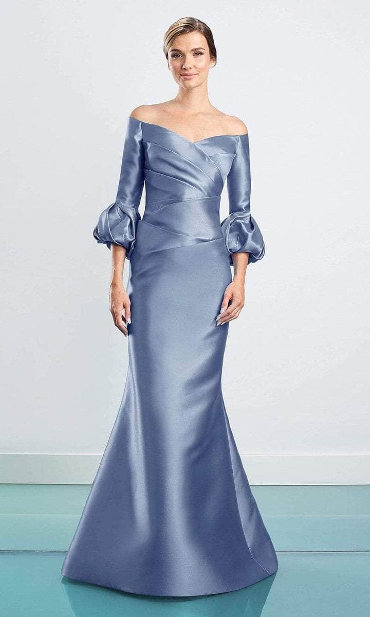 Alexander by Daymor - Quarter Sleeve Satin Evening Gown 1465 – Couture ...