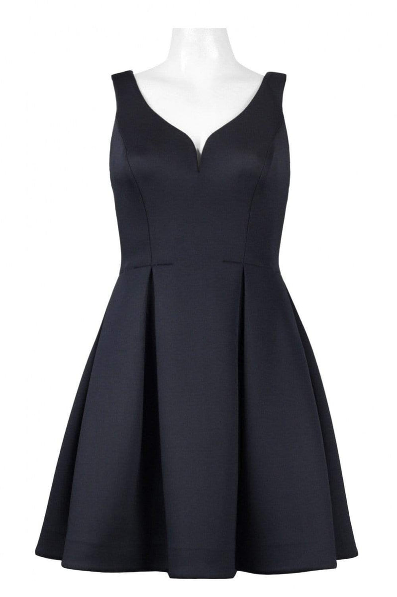 New Yorker's Apparel - A0801M Sweetheart Notched Bodice A-Line Dress ...