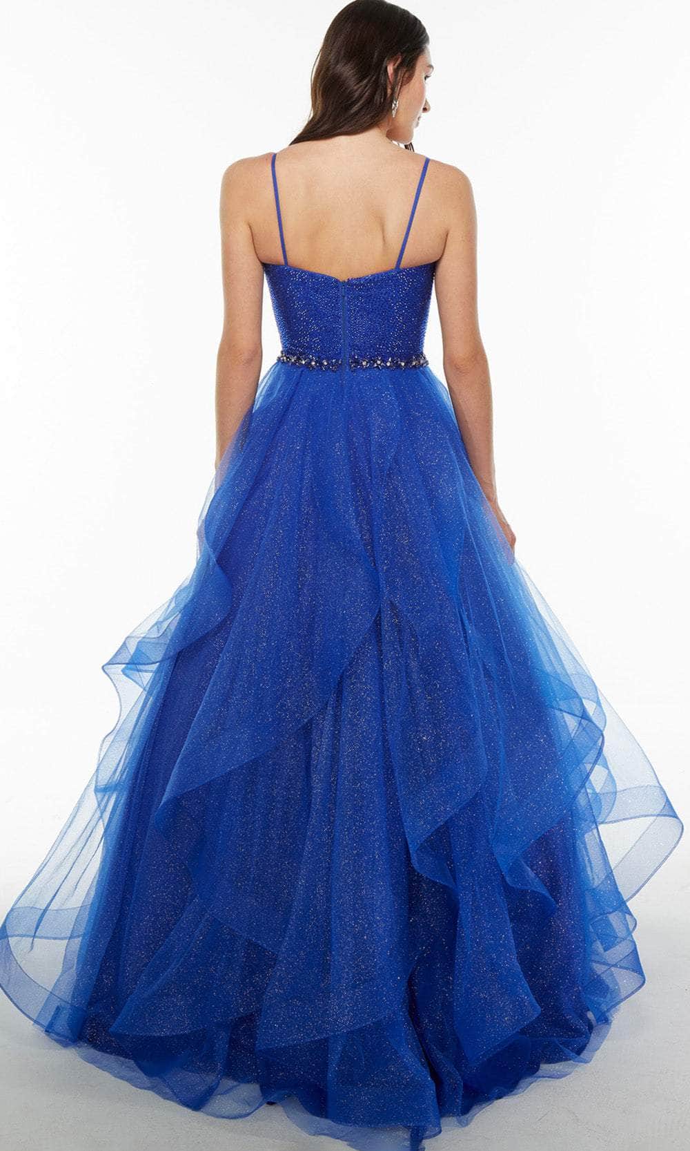 Alyce Paris 61240 - V-Neck Ruffle Tiered Prom Ballgown – Couture Candy