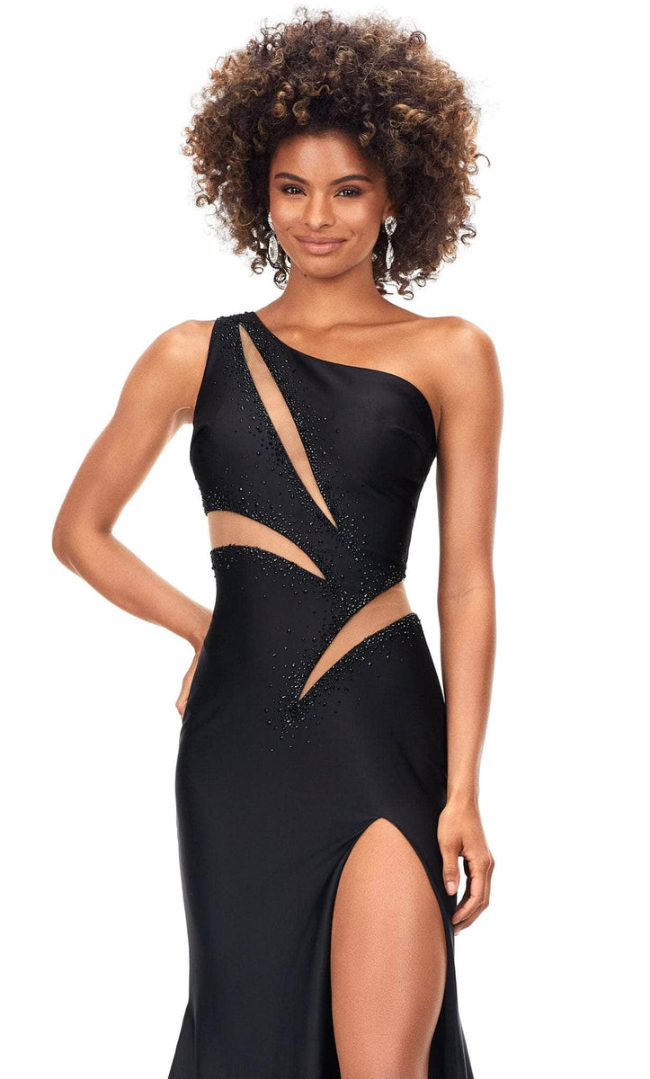 Ashley Lauren 11294 - Beaded Cutout Prom Dress – Couture Candy
