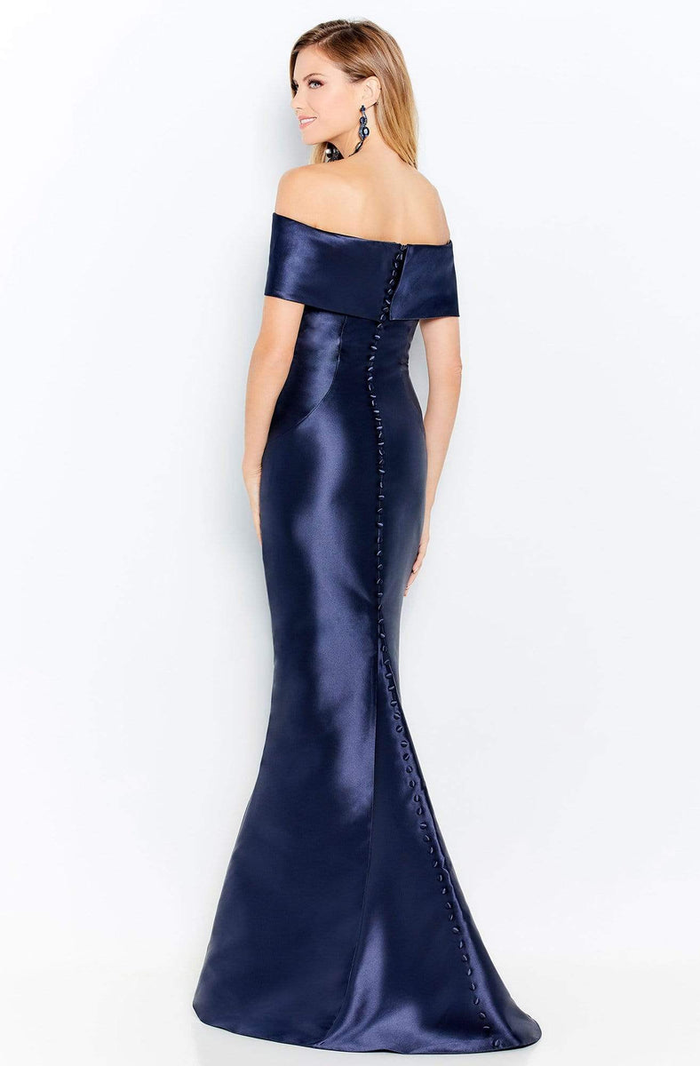 Cameron Blake - 120622 Off Shoulder Mikado Trumpet Gown – Couture Candy