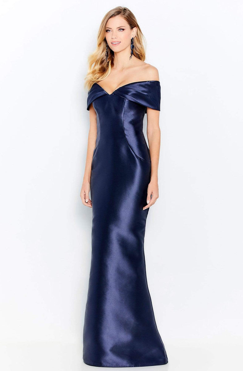 Cameron Blake - 120622 Off Shoulder Mikado Trumpet Gown – Couture Candy
