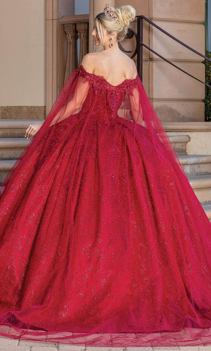 Dancing Queen 1722 - Off-Shoulder Embellished Ballgown – Couture Candy