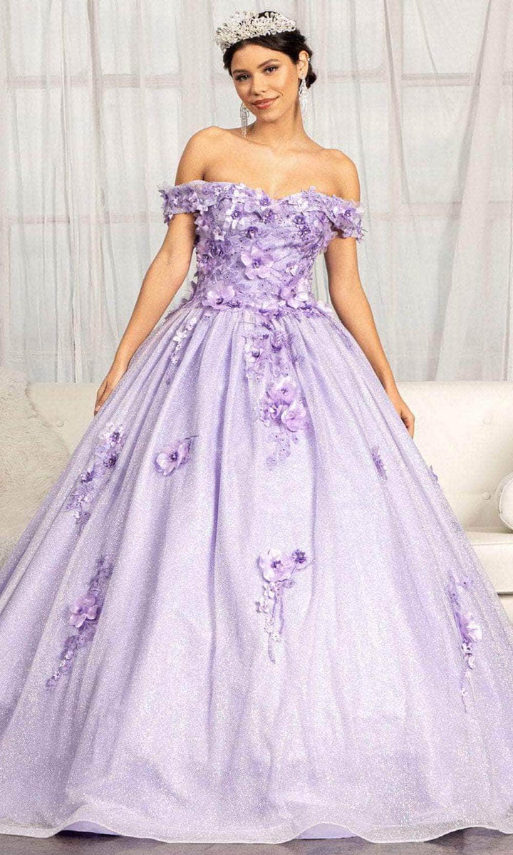 Elizabeth K GL1971 - Floral Applique Prom Ballgown – Couture Candy
