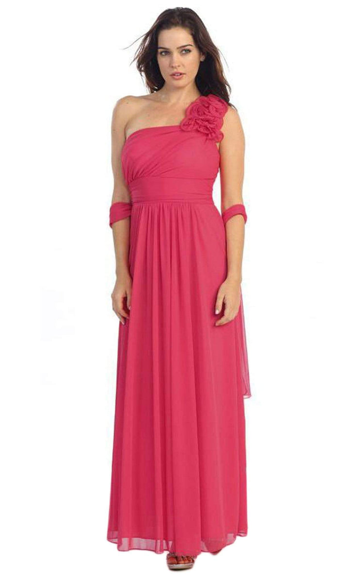 Eureka Fashion - 2005 Ruffled Shoulder Affordable Prom Gown – Couture Candy