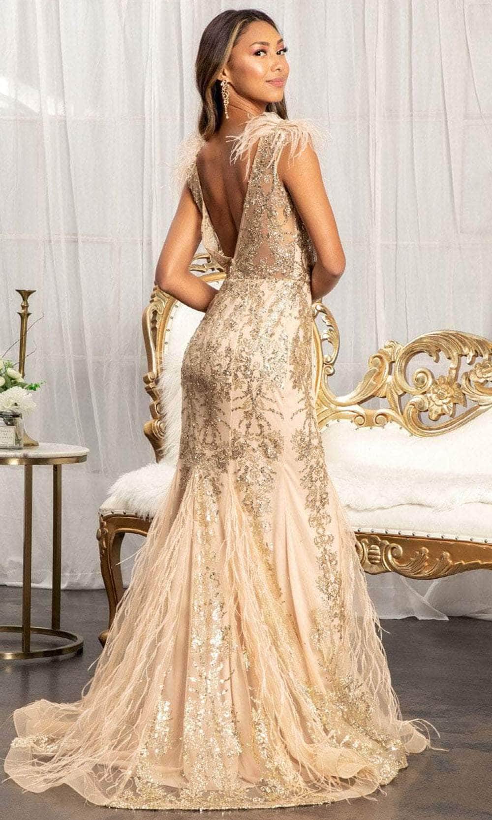 Gold Ball Gowns - Formal Evening Dresses - Couture Candy