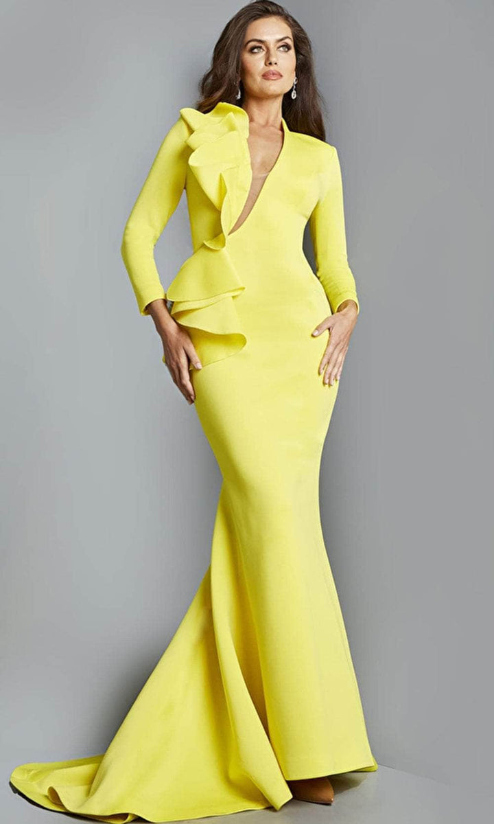 Jovani 07934 - Long Sleeve Evening Mother of the Bride Gown – Couture Candy