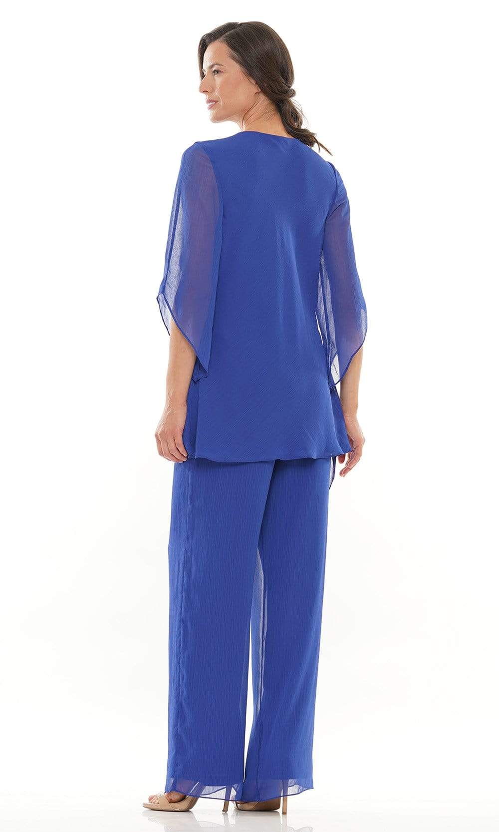 Marsoni by Colors - M308 V-Neck Half Sleeves Pantsuit – Couture Candy