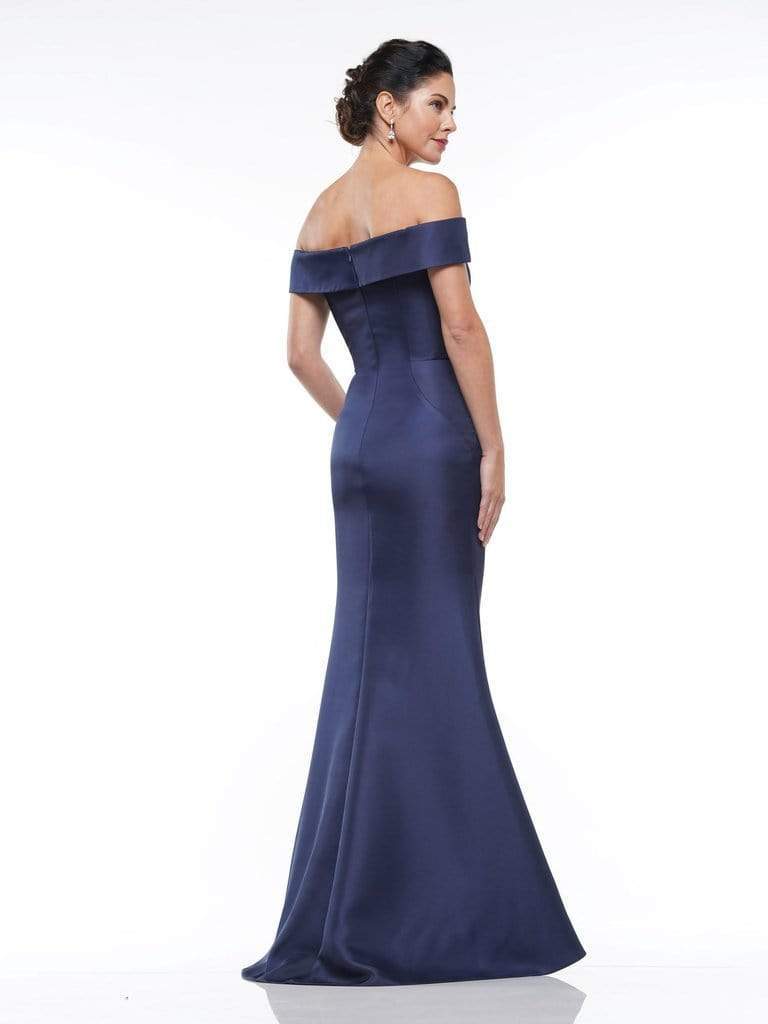 Marsoni by Colors - MV1003 Off Shoulder Jewel Accented Mermaid Gown ...