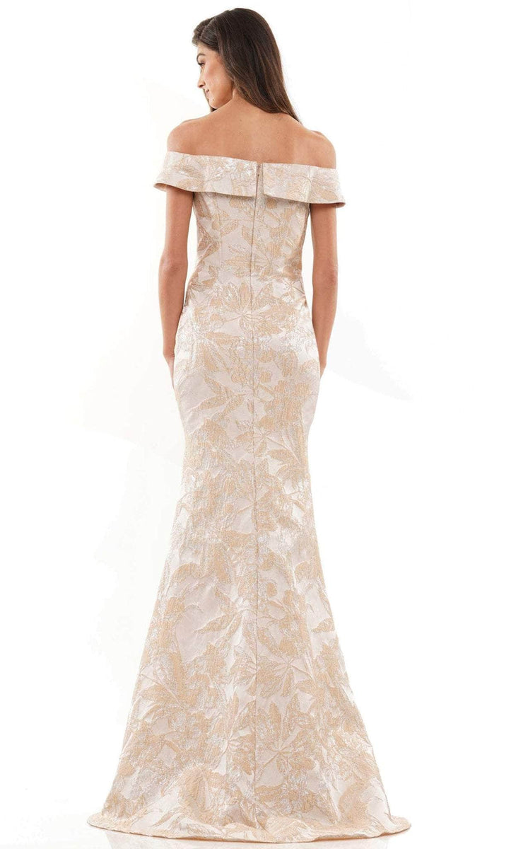 Marsoni by Colors MV1223 - Off-Shoulder Jacquard Formal Dress – Couture ...