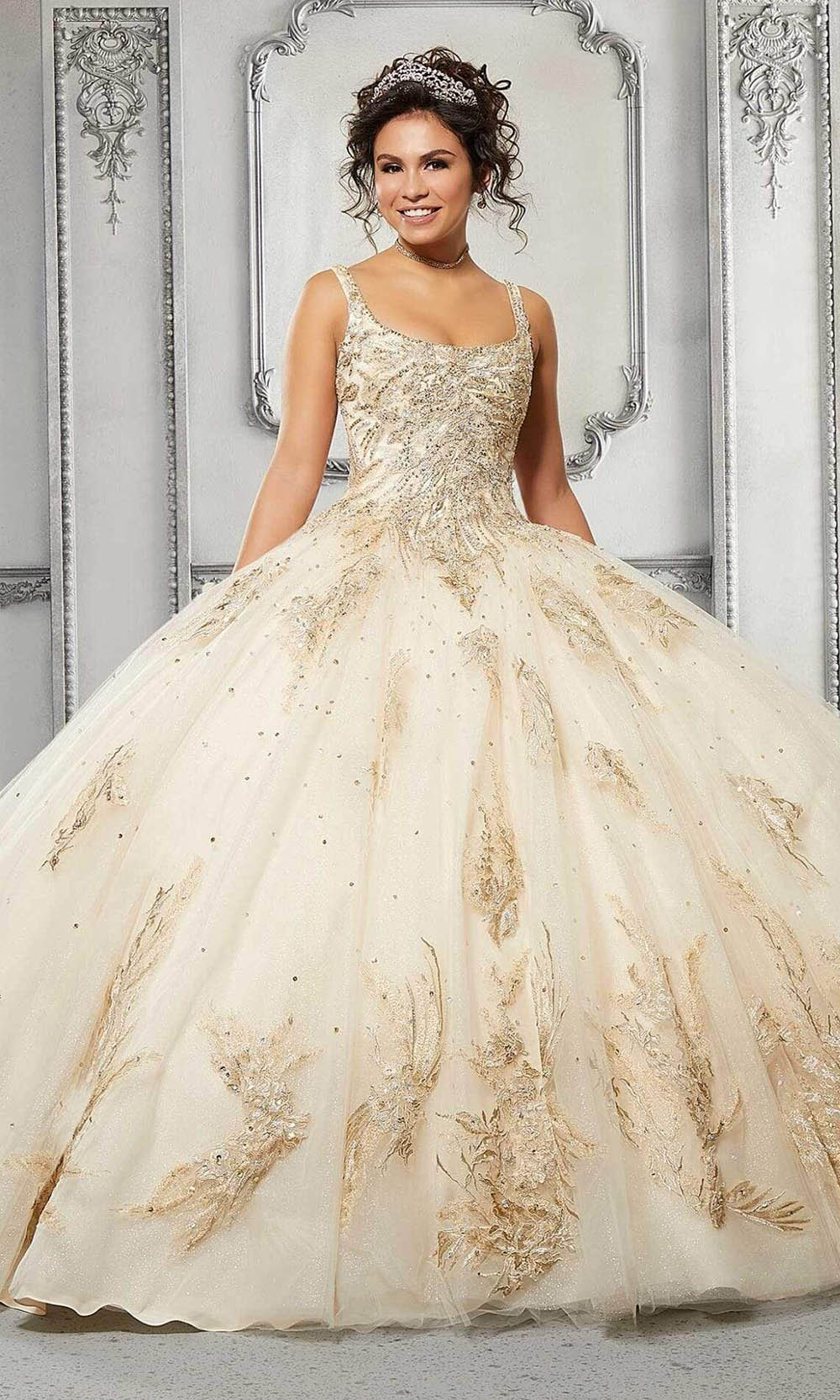 Gold Ball Gowns - Formal Evening Dresses - Couture Candy